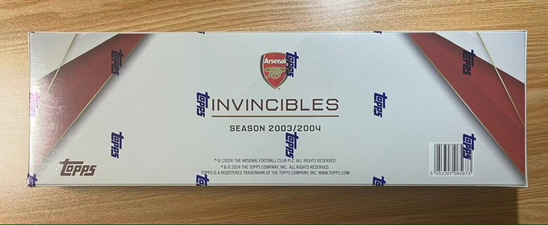 2024 Topps Arsenal Invincibles Soccer 03/04阿森纳不可战胜高端队盒 不败赛季队盒 单盒5张 原封砖 ...