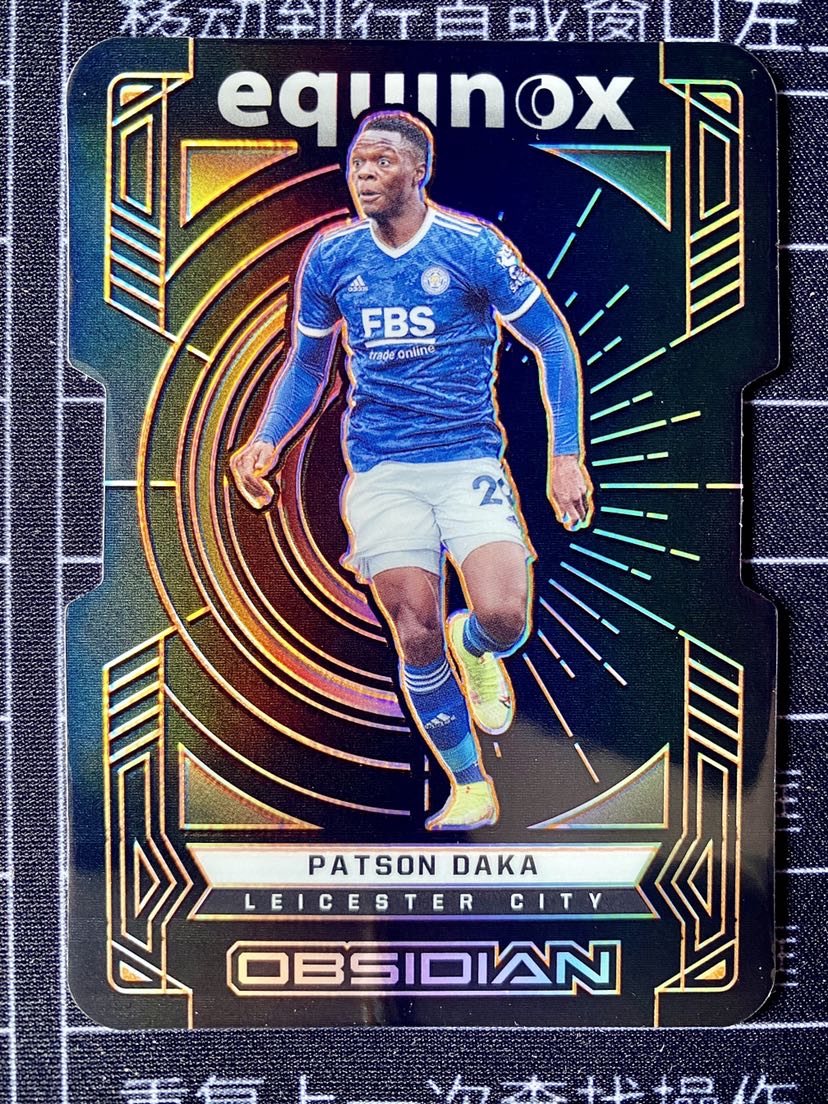 2021-22 Topps Obsidian Patson Daka 【FLY20】英超黑曜石 帕特森达卡 莱斯特城队 橙折 橙折 ...