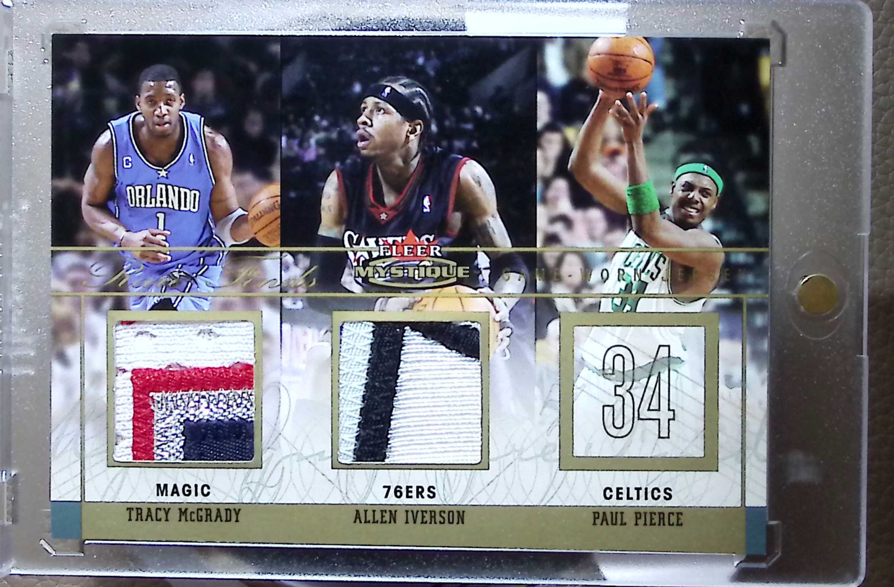 2003-04 Fleer Mystique Tracy McGrady 特雷西 麦克格雷迪 麦迪 阿伦 艾弗森 保罗 皮尔斯 25编 经典老 ...