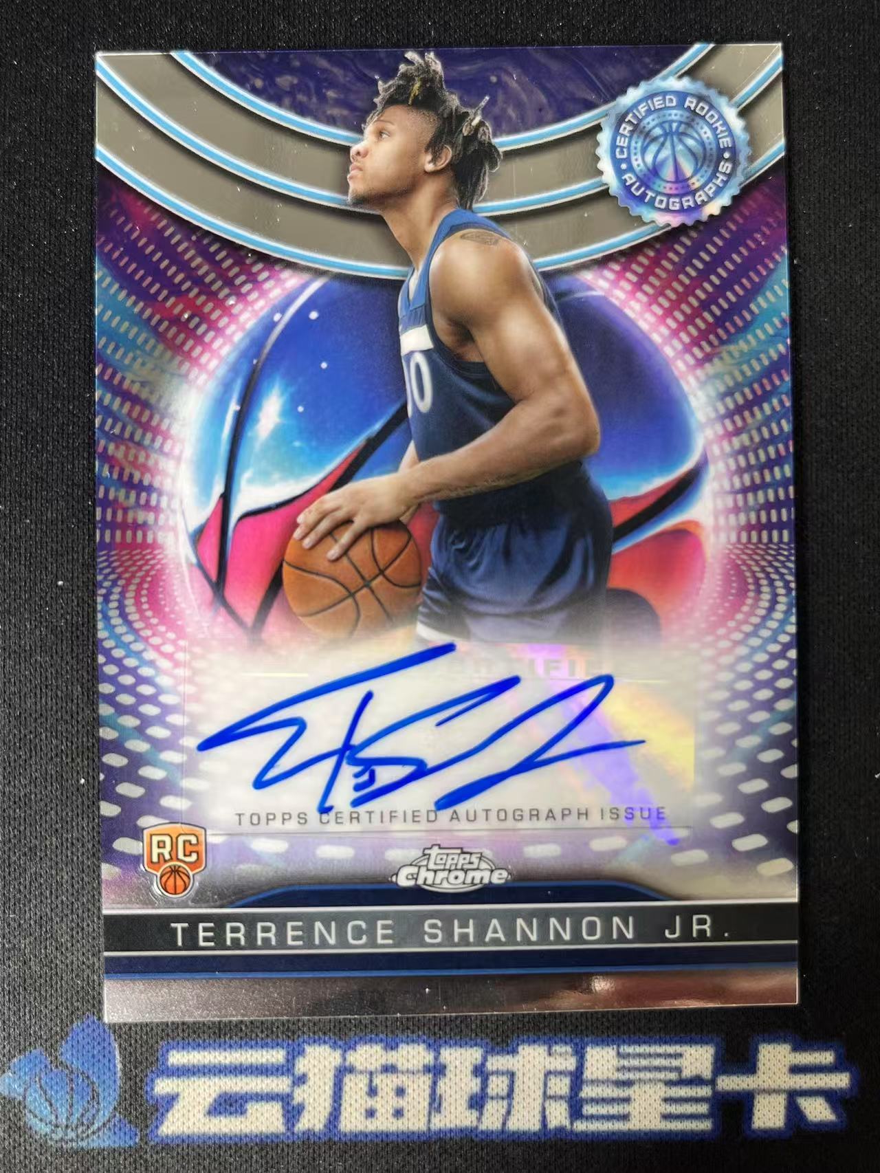 2025 Topps Chrome Terrence Shannon Jr. RC 小特伦斯 香农 森林狼 新秀 TC 签字 贴签 ...