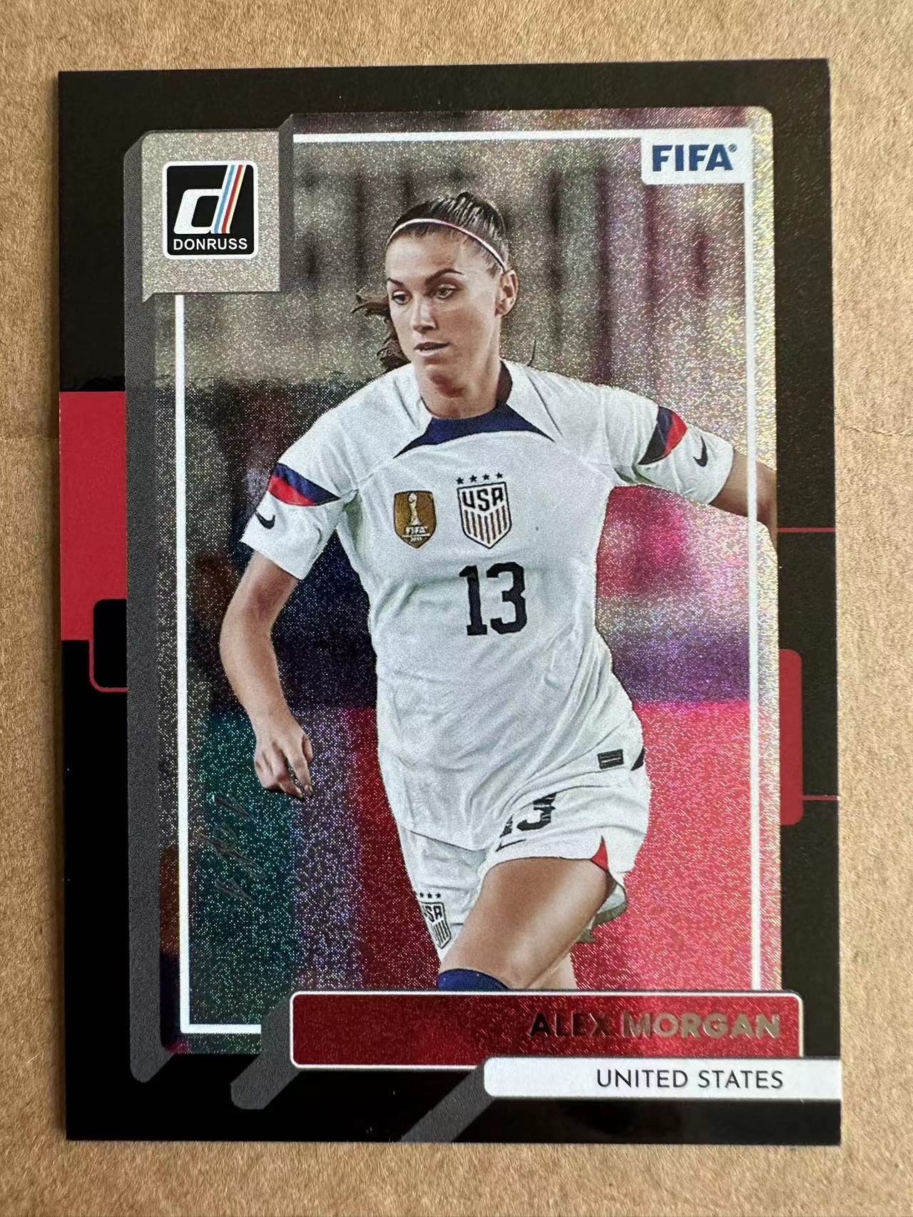 2022-23 Panini Donruss Alex Morgan 【长安代卖】杜蕾斯 美国队 女足 摩根 足球女神 传奇射手 黑折 一编一 ...