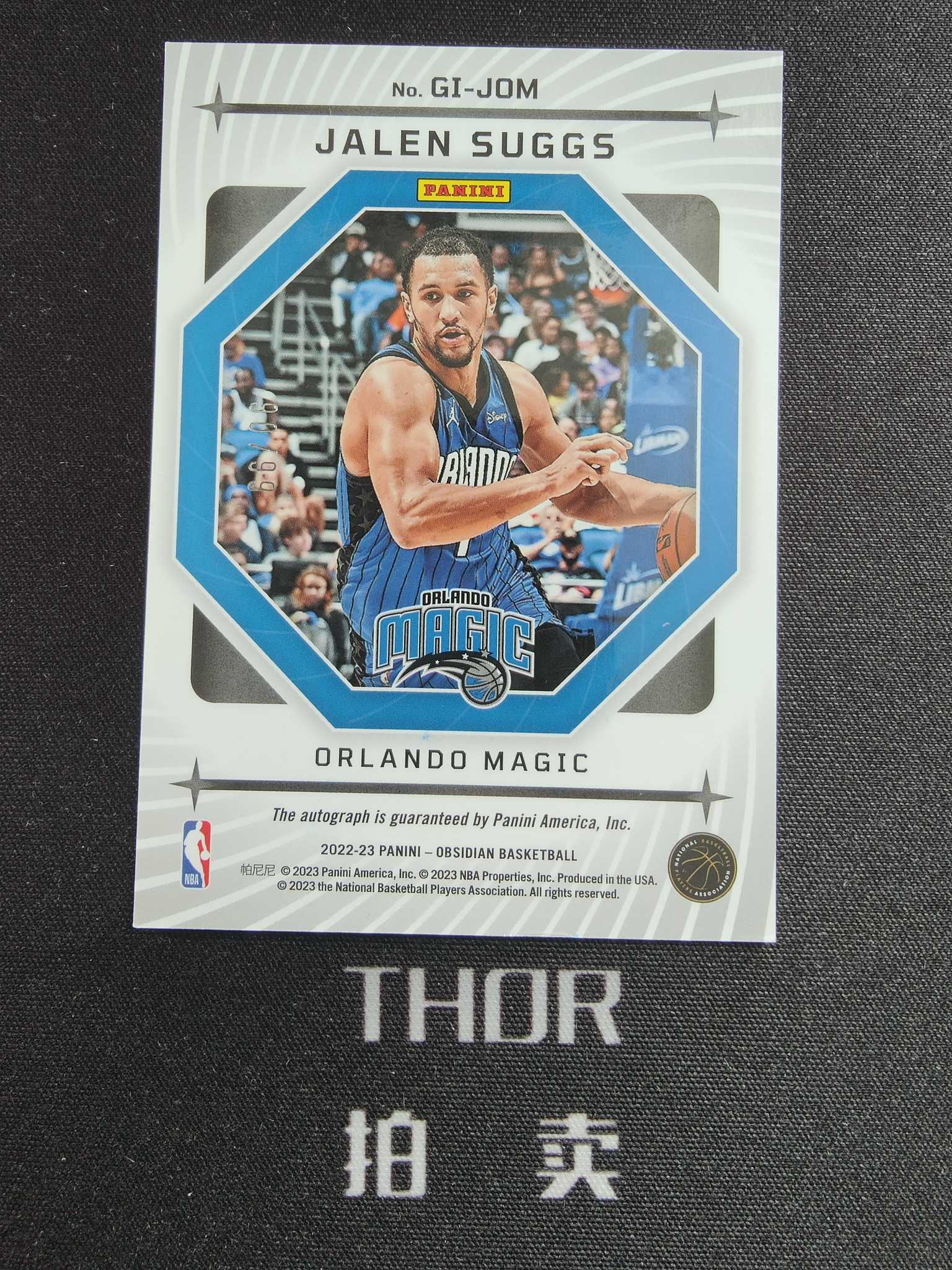 【Thor拍卖 只发顺丰不累计】2021-22 Panini Obsidian Jalen Suggs 黑曜石 魔术 杰伦 萨格斯 银折 签字 ...