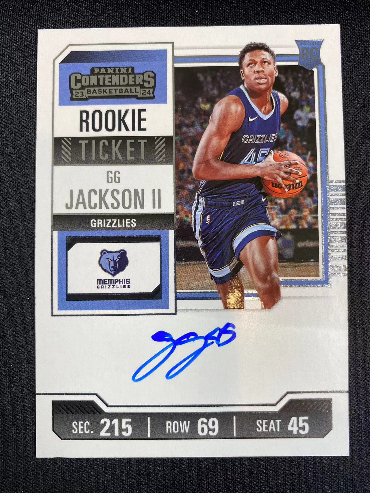 2023-24 Panini Contenders G.G. Jackson RC 《Qi喜代拍》球票系列GG 杰克逊 Jackson 新秀卡 ...