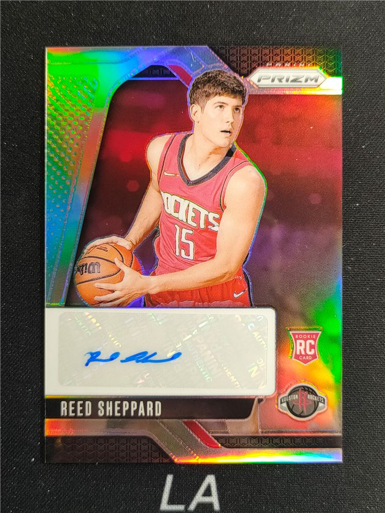 【LA拍卖】2024-25 Panini Prizm Reed Sheppard 新秀RC 里德 谢泼德 火箭 探花 未来可期 银折 新秀签 ...