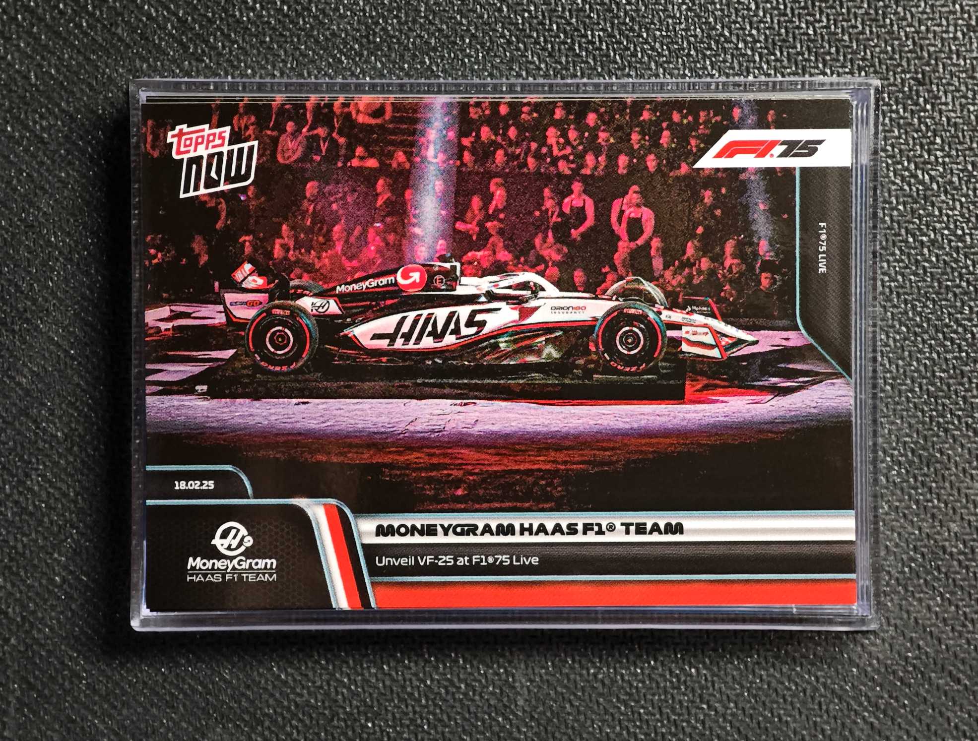 2025 Topps Now F1【人潮拍卖】VF-25 哈斯 新车 75周年发布会 贝尔曼 bearman 奥康 赛车 时刻记录 全套在拍 卡淘
