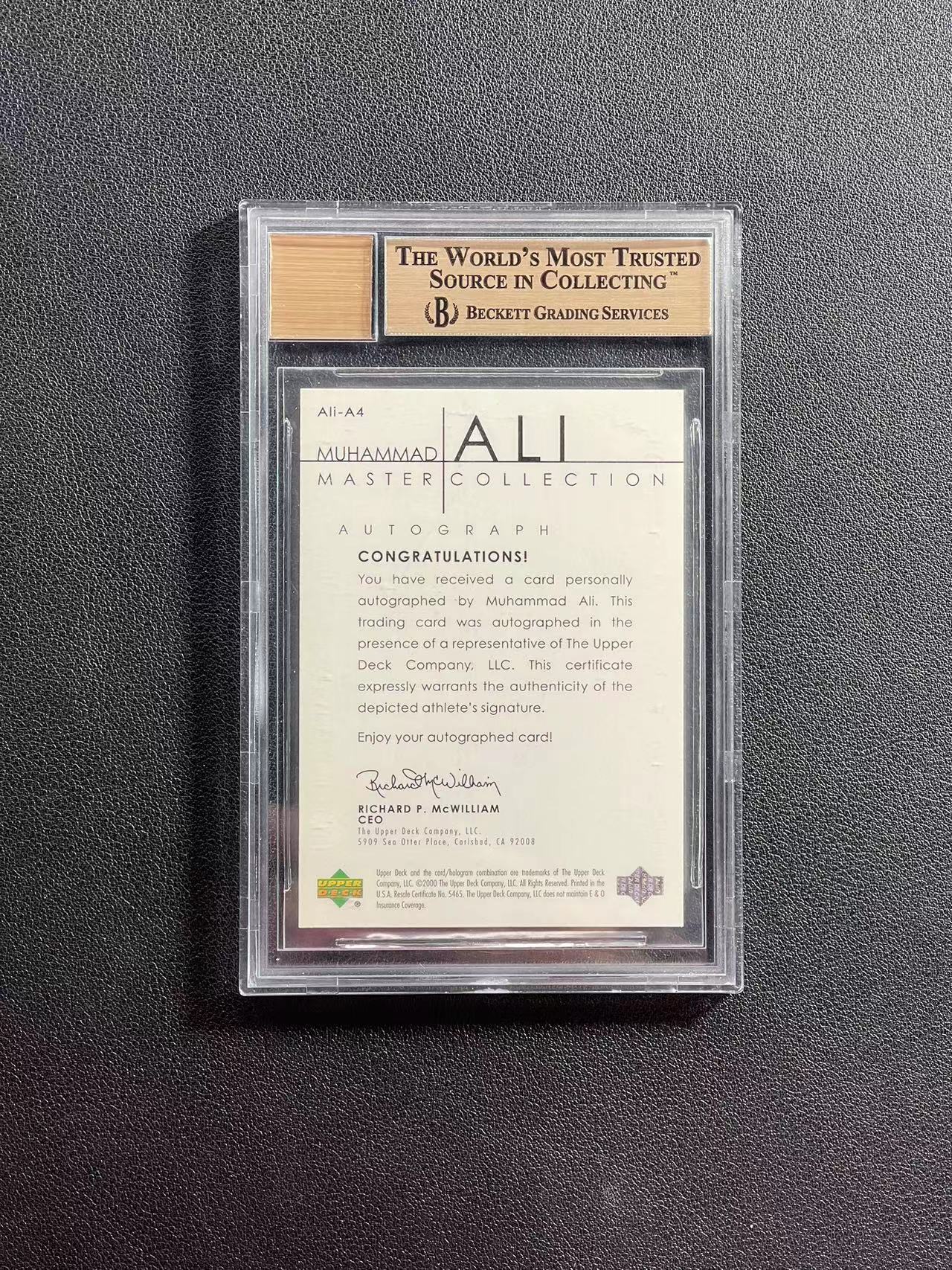 【超新星精品】2000 UD ALI Master Collection Ali 顶级木盒大师盒 最伟大运动员 拳王 阿里 50编 签字 卡签 ...