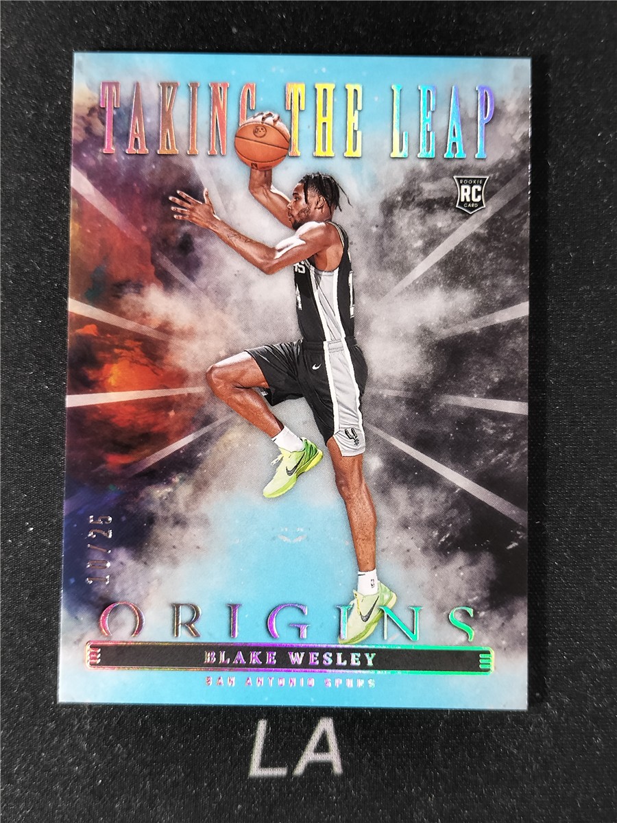 【LA拍卖】2022-23 Panini Origins Blake Wesley 起源 新秀RC 布莱克 韦斯利 布雷克 韦斯利 马刺队 Taking the Leap 特卡 /25编 低编 ...