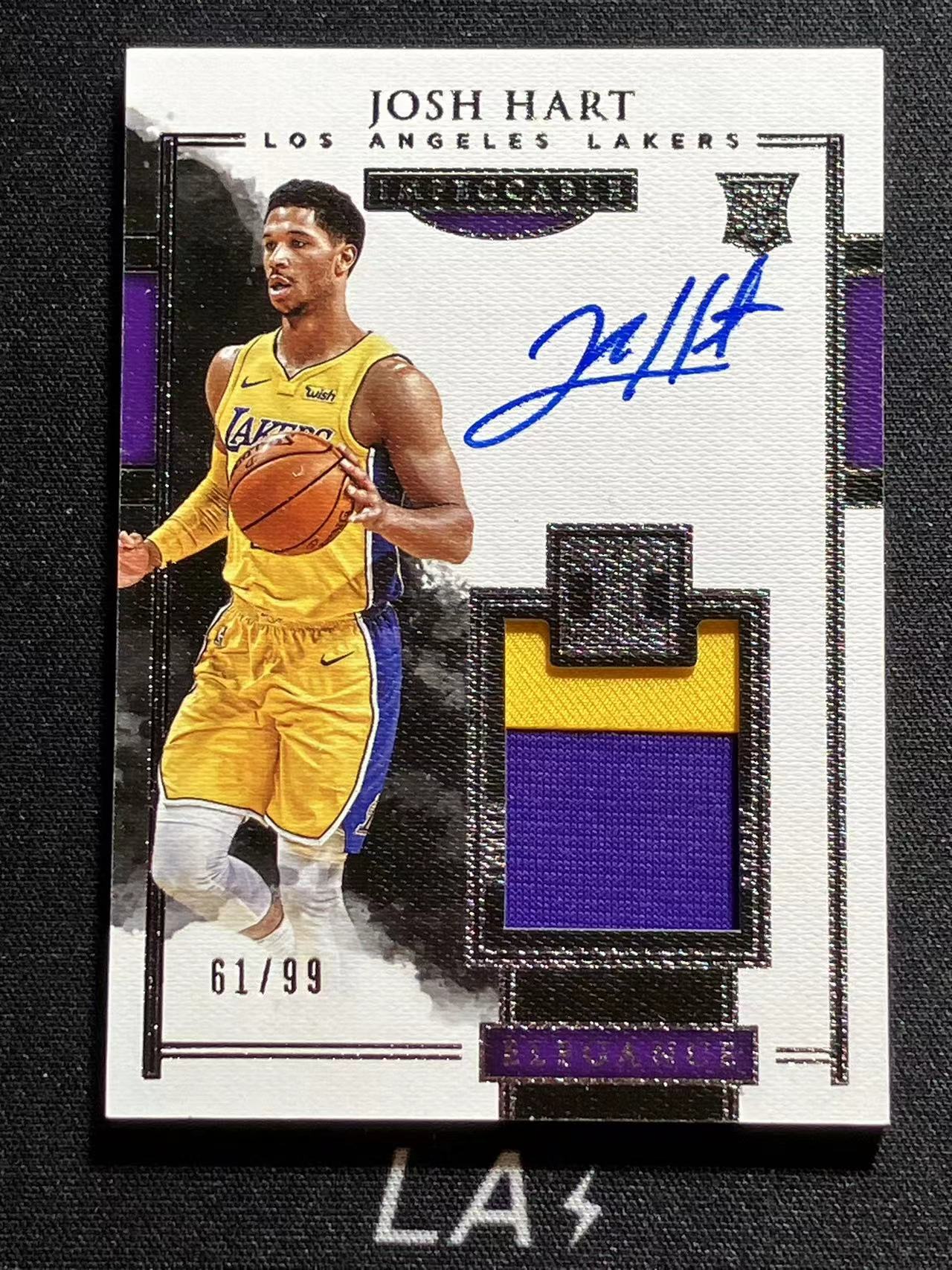 【LA拍卖】2017-18 Panini Impeccable Josh Hart NBA 小真金 湖人 尼克斯 约什 哈特 新秀 RC 签字 ...