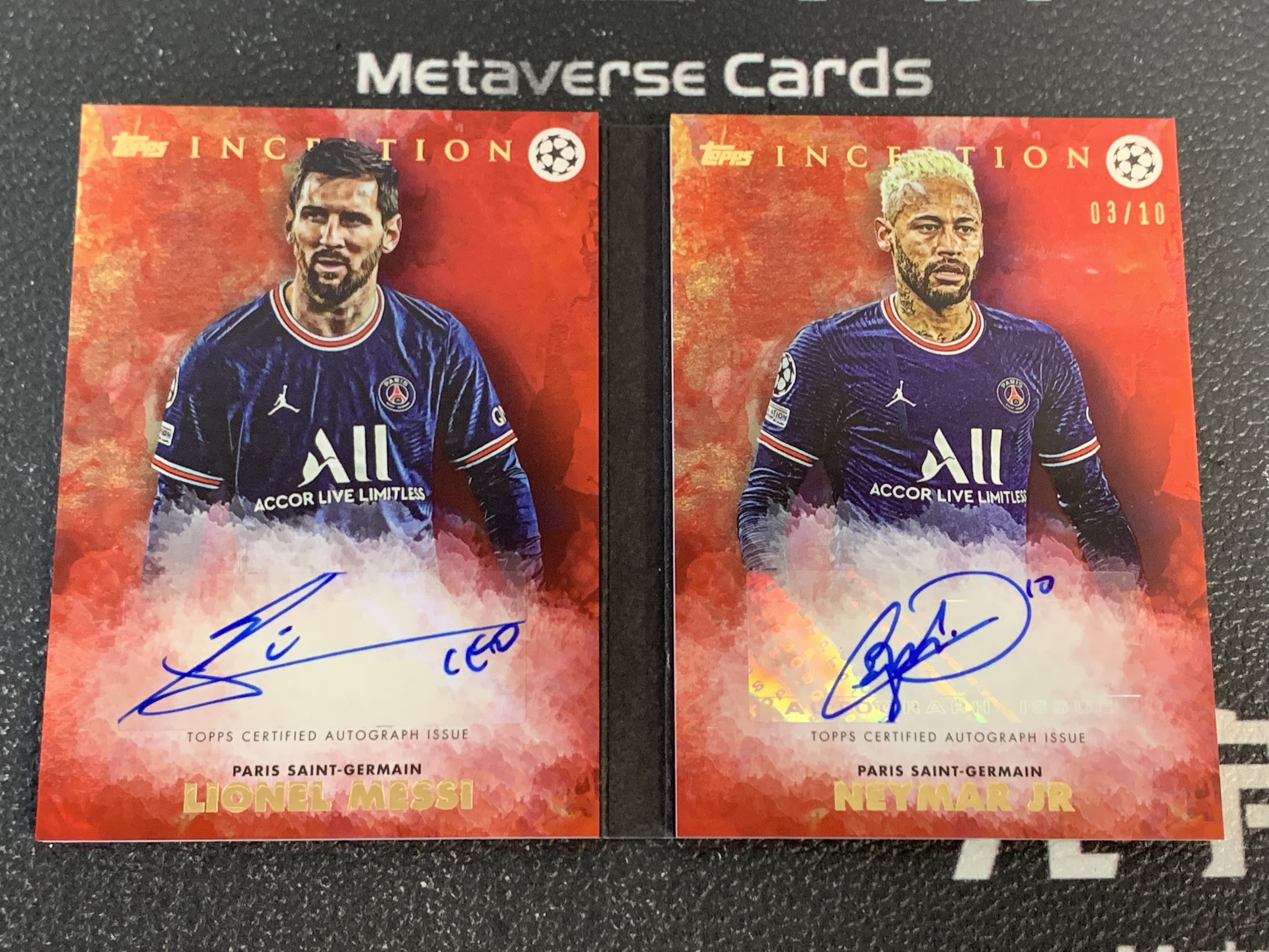 【元宇宙拍卖】HS总002：2022-23 Topps Inception 欧冠 盗梦空间 大巴黎 Lionel Messi 梅西 ...