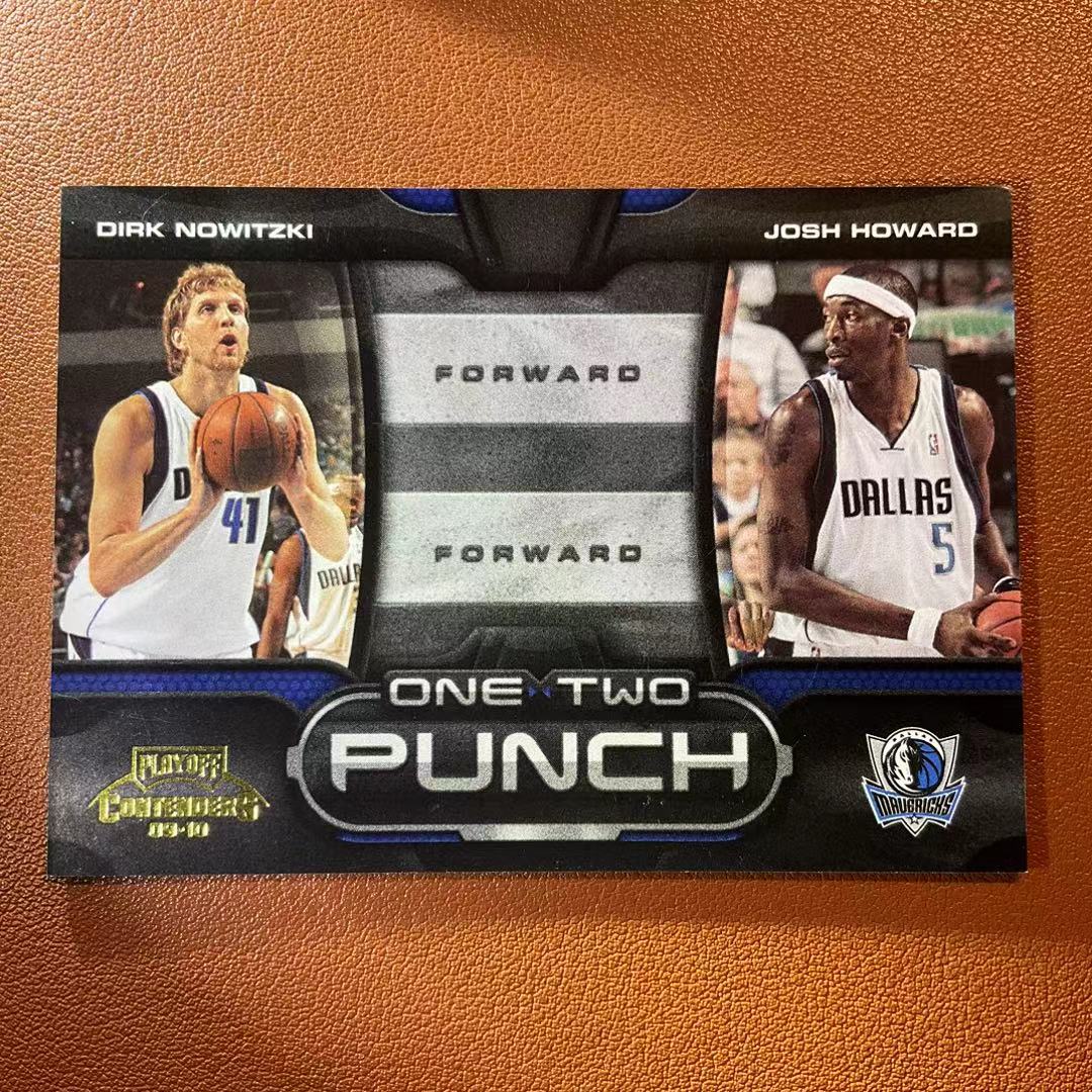 100编金折 德克诺维斯基 约什霍华德 球队灵魂双人老特 2009-10 PANINI PLAYOFF CONTENDERS GOLD ...