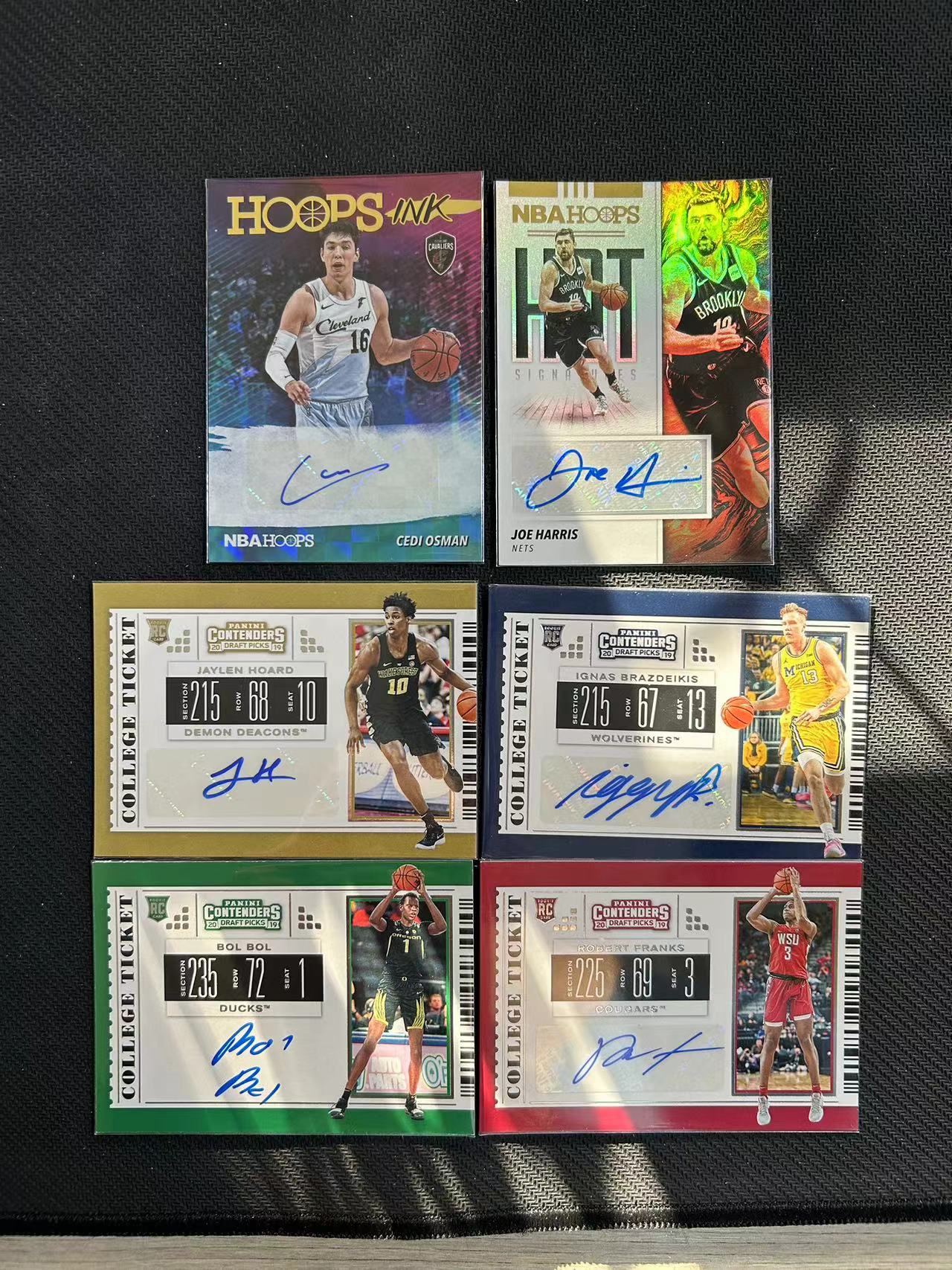 【Lucky幸运壹编壹代拍-WB】2019-20 Panini Hoops 骑士 奥斯曼 篮网 乔 哈里斯 球票 波尔波尔 弗兰克斯 等 新秀 ...