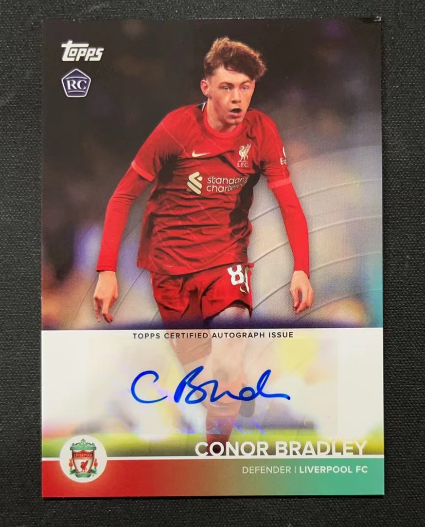 2021-22 Topps Liverpool Team Set Conor Bradley 【长安代卖】利物浦 队盒 新秀RC 康纳布拉德利 ...
