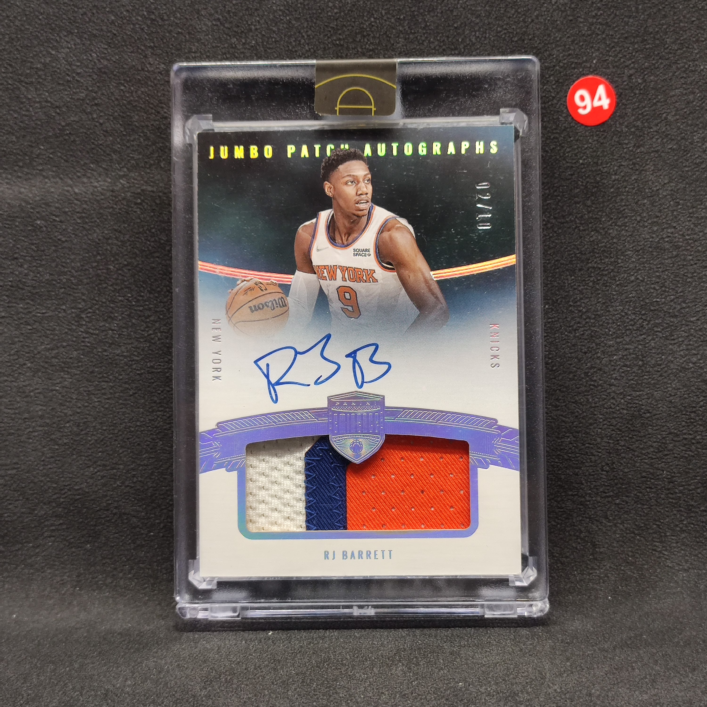 【大腿代卖精品】Rj Barrett RJ巴雷特 2021-22 Eminence 大真金 /10编带编限量 签字 卡签 球衣 Patch切割 ...