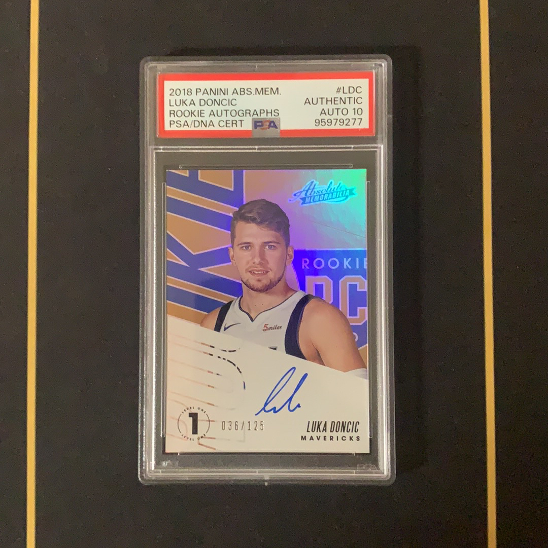 2018 Panini Absolute Memorabilia Luka Doncic 【先静代拍】ABS 独行侠 新秀 RC 卢卡 东契奇 ...