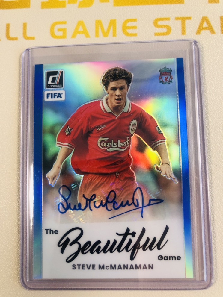 2022-23 Panini Donruss McManaman 帕尼尼22-23赛季杜蕾斯英超利物浦传奇迈克马纳曼69/99编美丽签实卡精美 ...