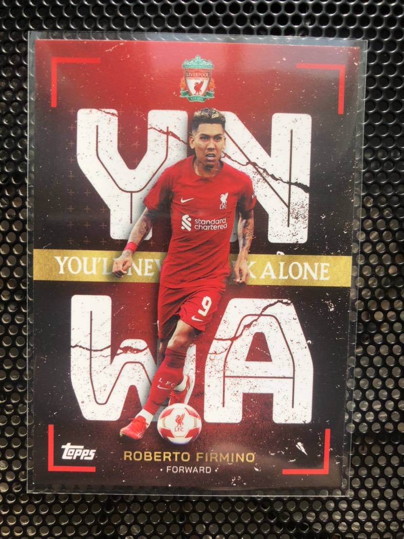 2023 Topps 队盒 Robert Firmino topps 2023 利物浦队盒 菲尔米诺 前锋 YNWA 红折 卡淘