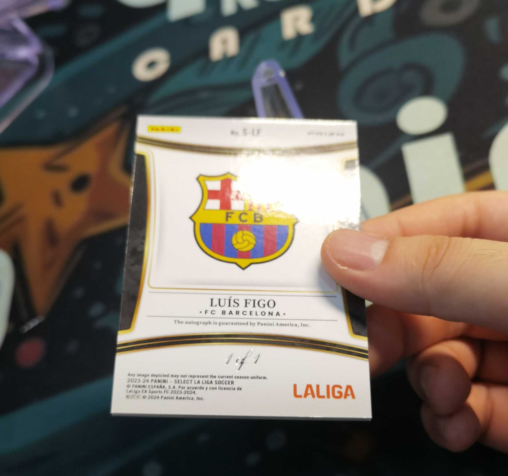 2023-24 Panini Select luis Figo 【免费代卖】西甲 Select 巴塞罗那 实卡美如画 路易斯菲戈 ofo黑折 ...