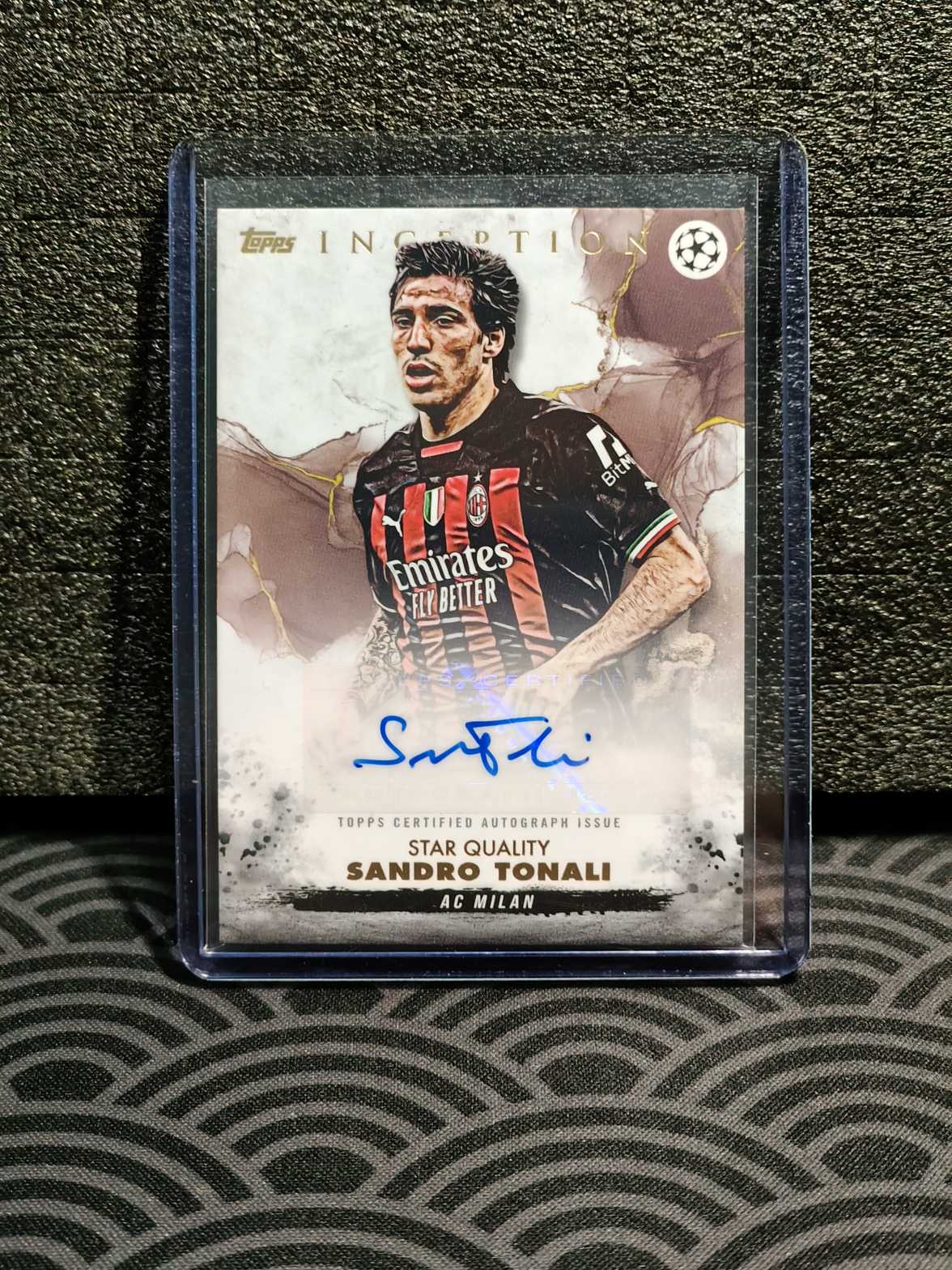 2022-23 Topps 盗梦空间 Sandro Tonali ac米兰 米兰 托纳利 盗梦 签字 卡淘