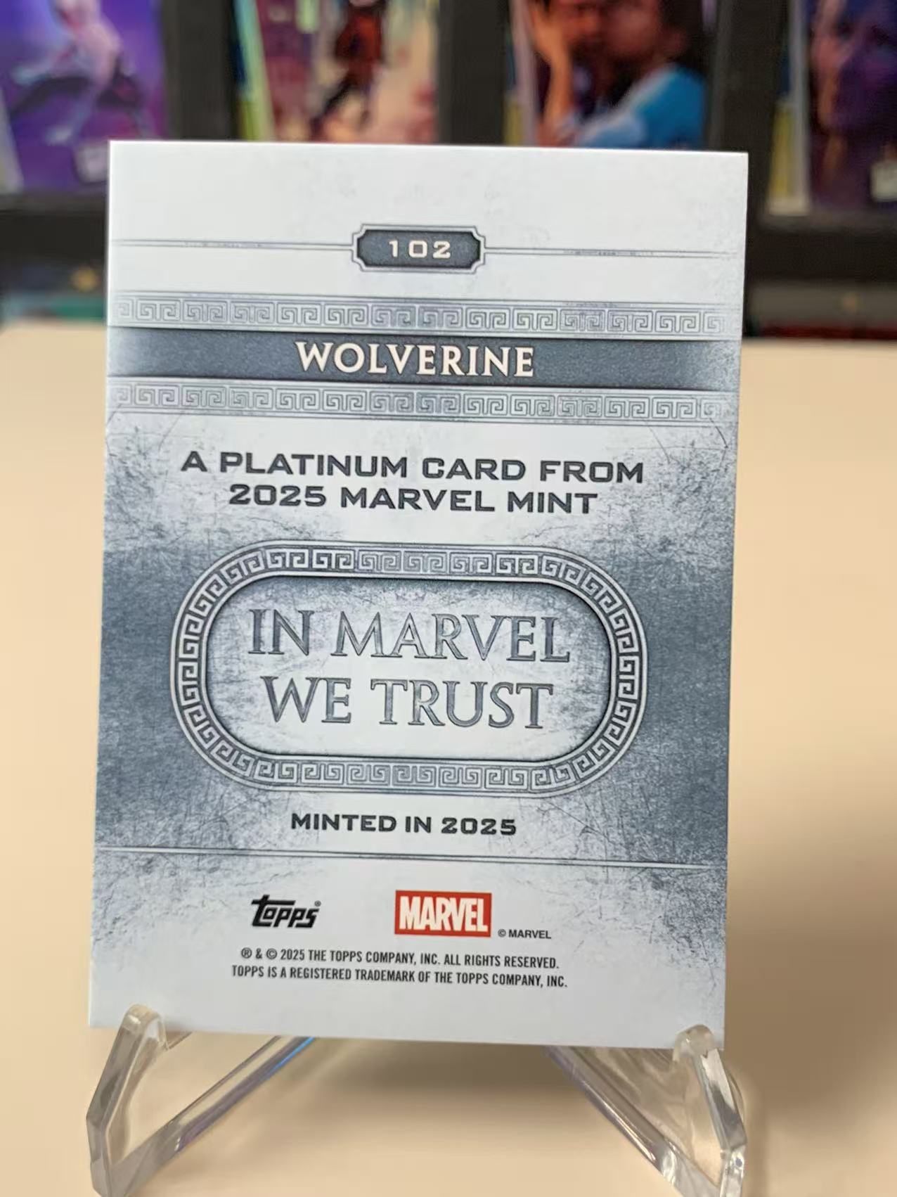 2025 Topps Marvel (MCU) Mint 漫威 Minted 限编99 金刚狼 wolverine 收藏专收 大热门角色 卡品 ...
