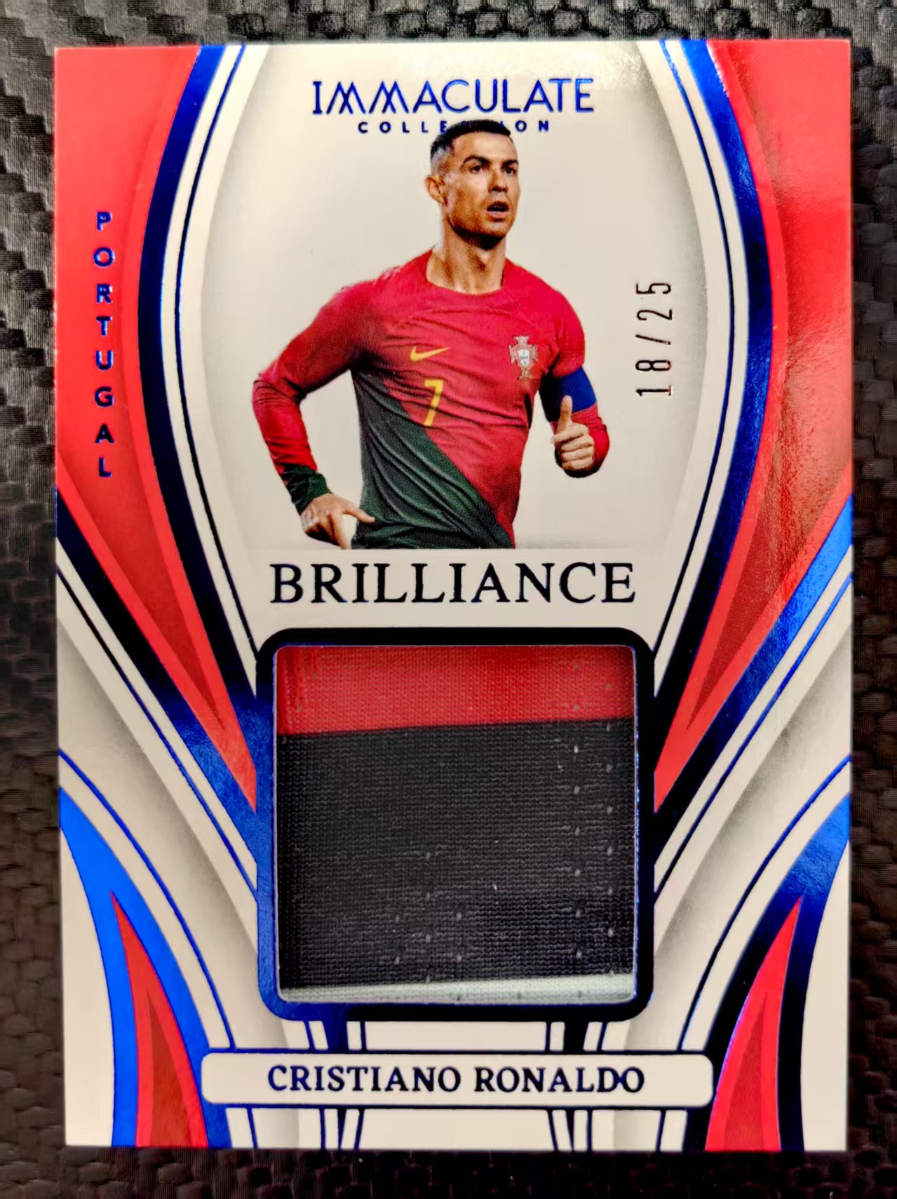 2023-24 Panini Immaculate Cristiano Ronaldo 葡萄牙 曼联 皇马 C罗 18/25编 ...