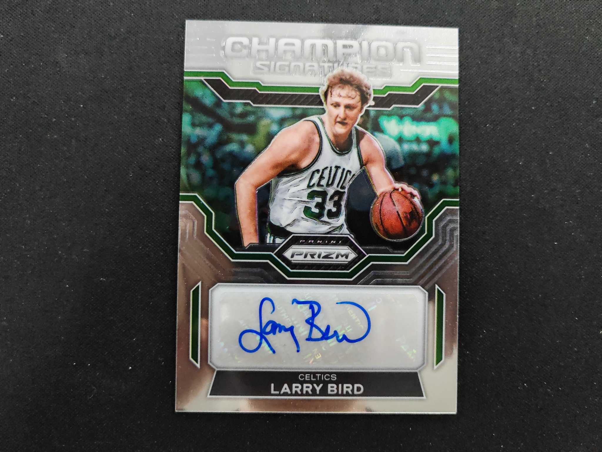 2022-23 Panini Prizm Larry Bird SC球星卡 pz 凯尔特人 拉里伯德 冠军签 签字 大比例 ssp 卡品如图 ...