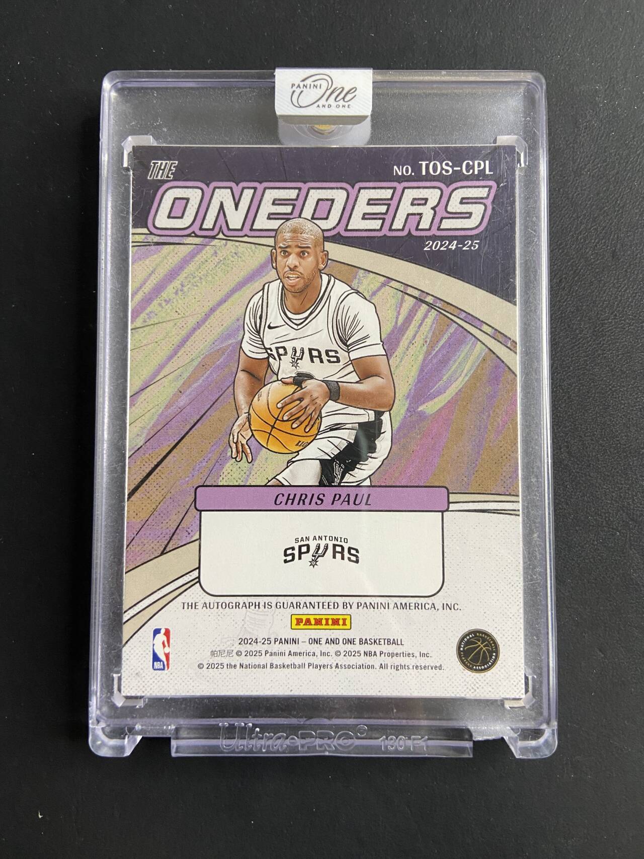 2024-25 Panini One and One Chris Paul 【肥猫代卖】M01Y OAO 马刺 克里斯 保罗 CP3 卡签 ...