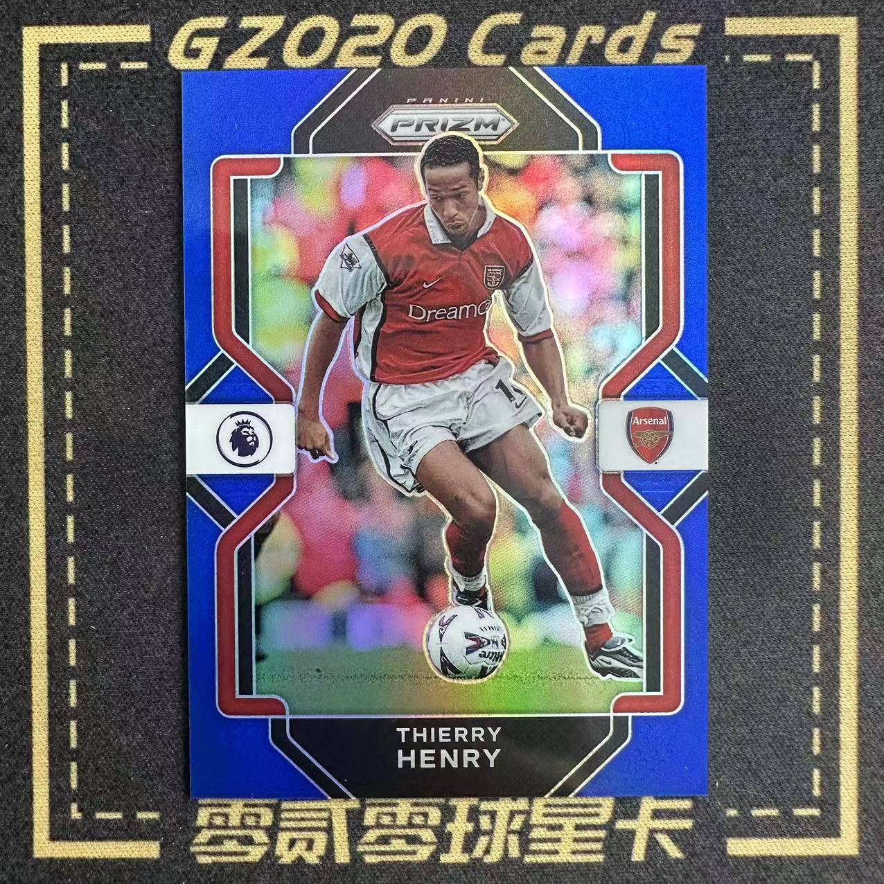 2022-23 Panini Chronicles Thierry Henry 编年史 蒂埃里 亨利 8/49编 Prizm 蓝折 阿森纳传奇 ...