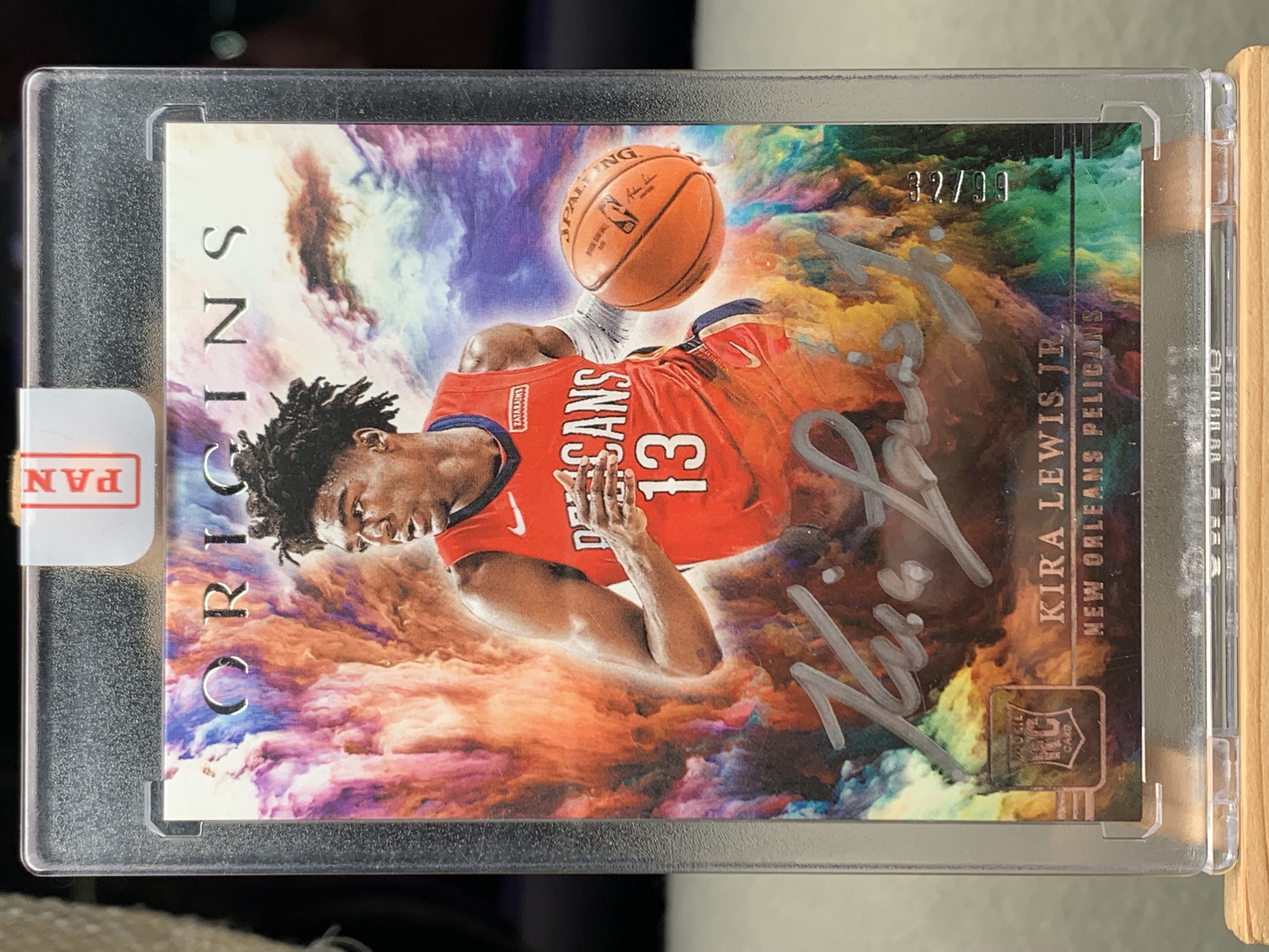 2020-21 Panini Origins Kira Lewis Jr. RC 小基拉刘易斯 99编 起源 银笔签 鹈鹕新秀 锡安 英格拉姆 特雷墨菲队友 卡签 签字 卡淘