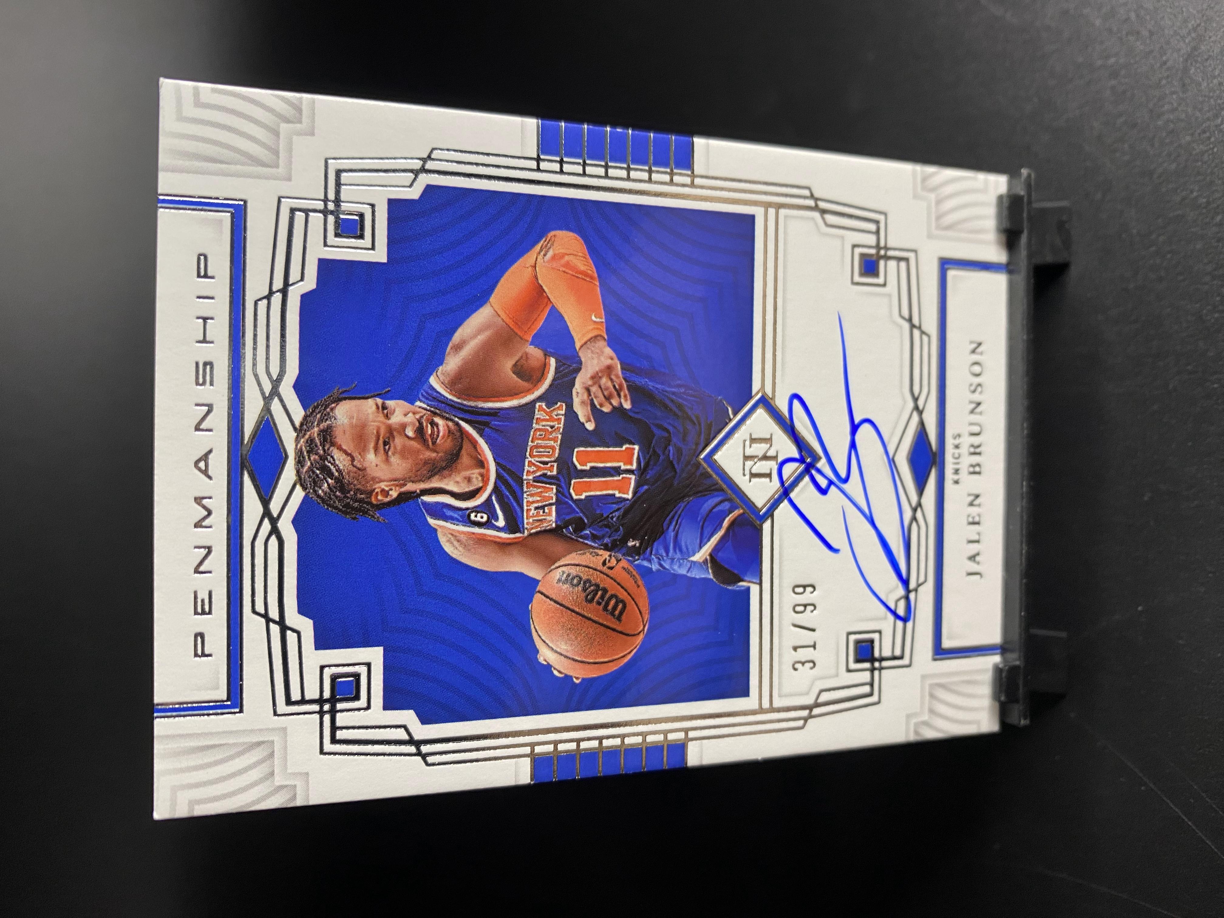 2022 23 Panini National Treasures Jalen Brunson 【太白代卖】未知生物 国宝 尼克斯 贾伦布劳森
