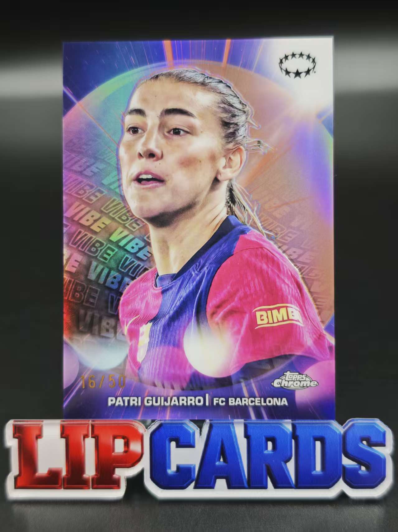 2024-25 Topps Chrome Patri Guijarro 【离谱潮玩】欧冠欧战TC 帕特里 吉哈罗 巴萨 女足 16/50编 ...