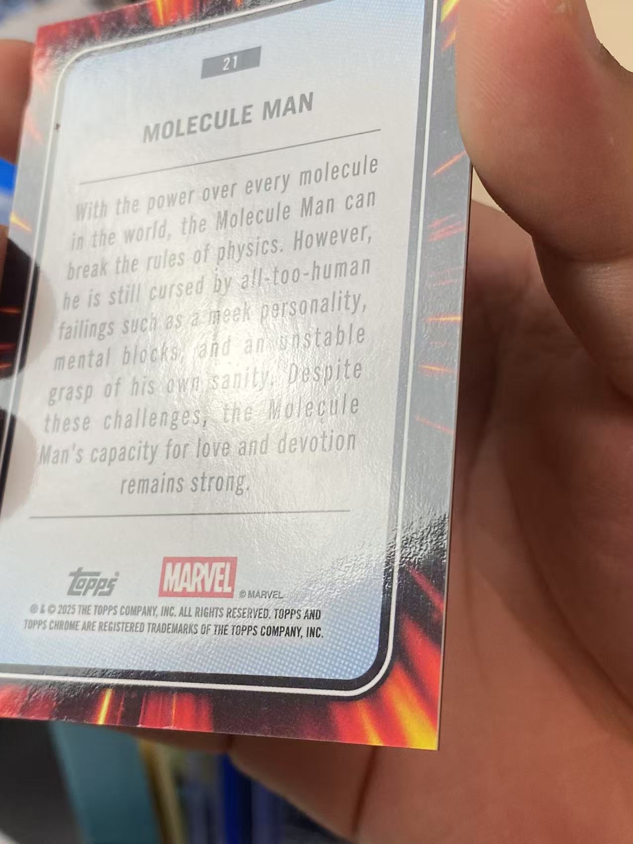 2025 Topps Marvel (MCU) Chrome 漫威 TC 正金折 限编25/50 分子人 收藏专收 卡品细节图三 【 -大元宝 ...