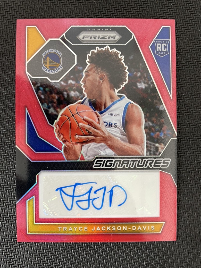2023-24 Panini Prizm Trayce Jackson Davis RC 杰克逊 戴维斯 pz 签字 土鸡蛋 勇士 71/99 ...