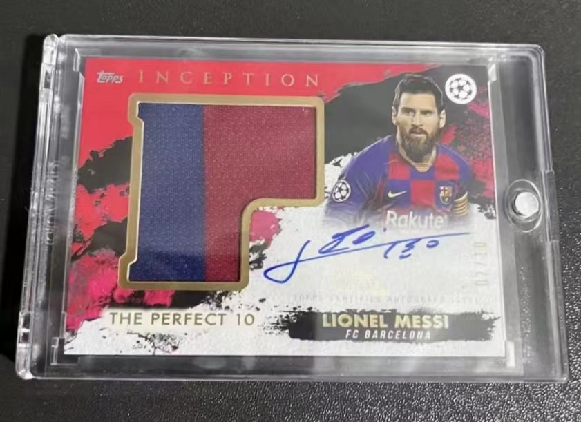 2022-23 Topps inception Lionel Messi 【爱飞拍卖】里奥梅西 巴萨罗那 盗梦空间 系列hit 球王 球衣 ...