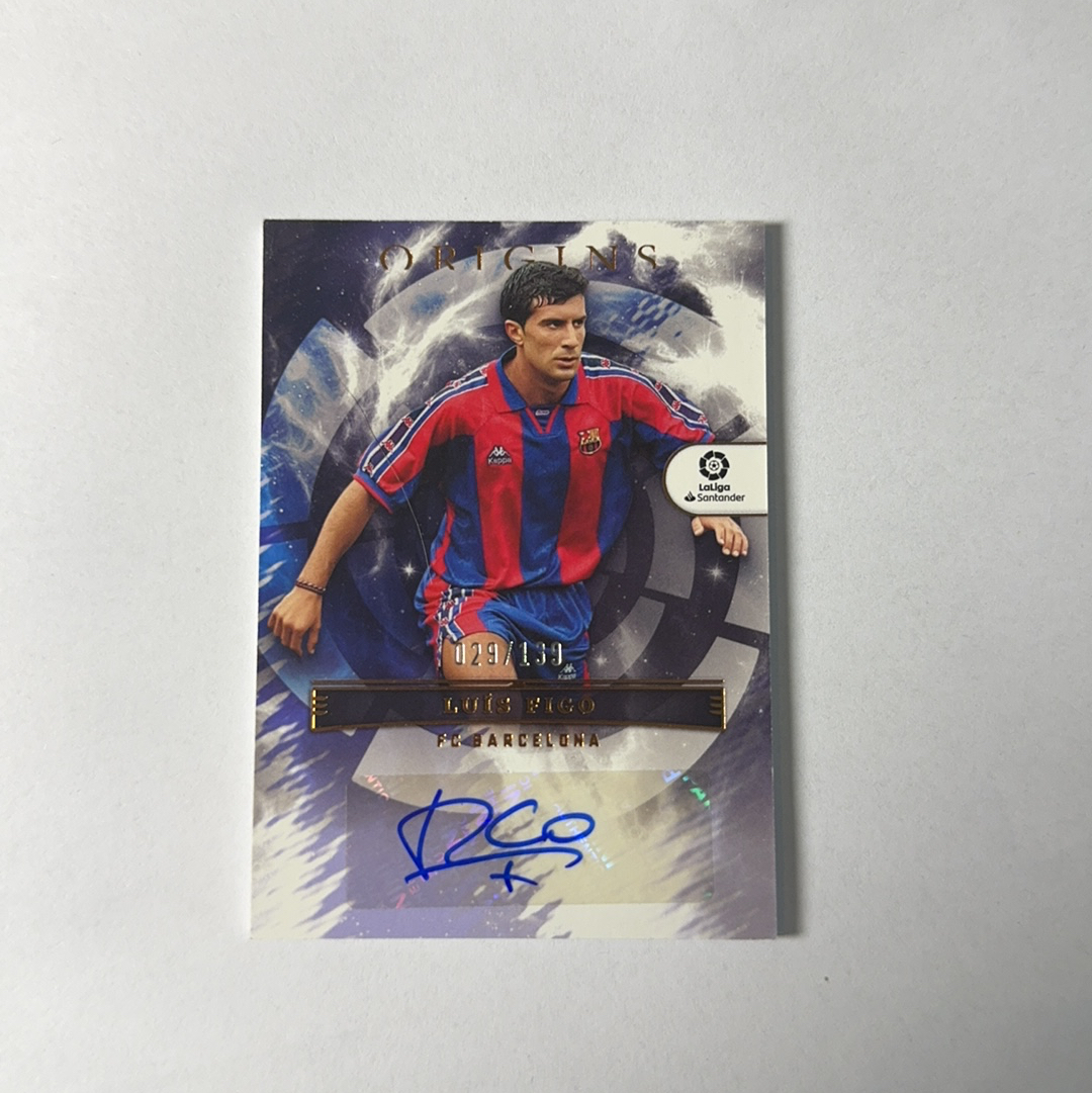 2022-23 Panini Origins luis Figo 路易斯 菲戈 029/139编 完美 签字 编年史 起源插入 葡萄牙 ...