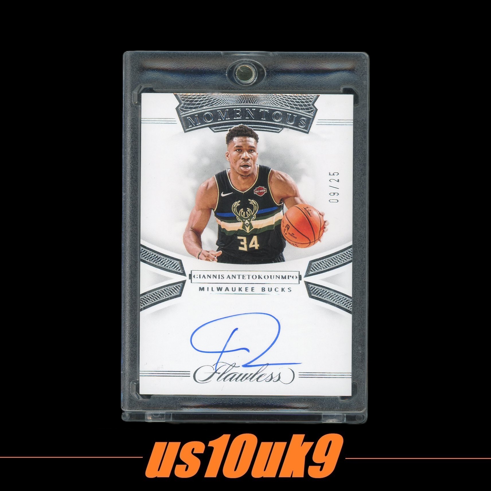 2019-20 手提 Flawless Giannis Antetokounmpo 字母哥 扬尼斯阿德托昆博 Momentous SP签字 ...