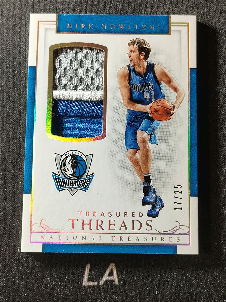 【LA拍卖】16-17 Panini National Treasures Dirk Nowitzki 国宝 德克 诺维斯基 诺维茨基 司机 ...