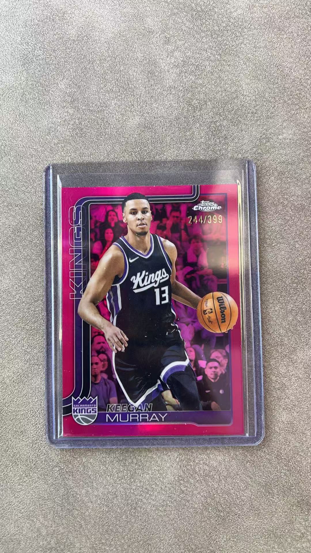 7569【330球星卡实体店代卖】2025-26 Topps Chrome TC元年 基根穆雷 Keegan Murray 国王 244/ ...