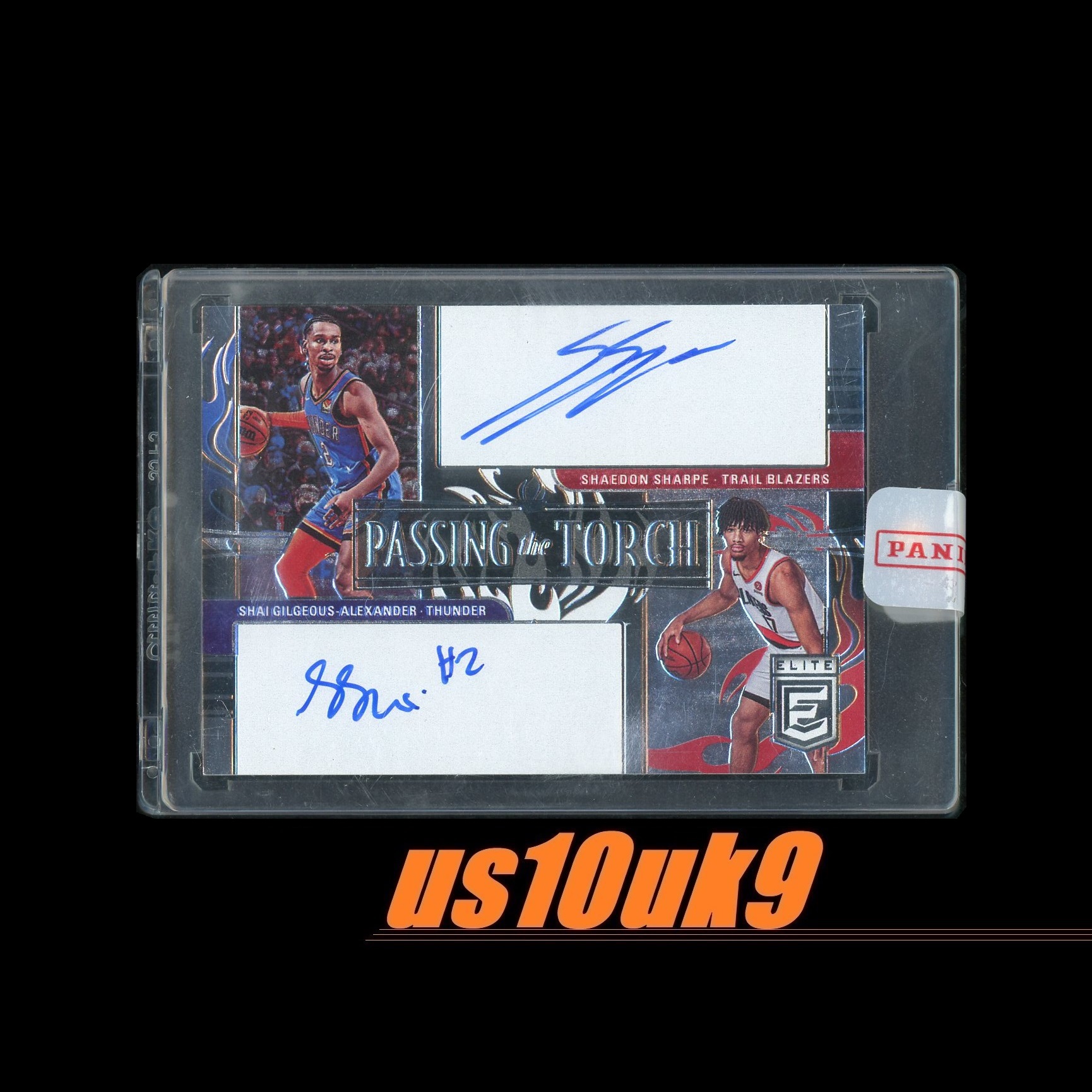 【US10-X258】2022-23 SGA Shai 谢伊亚历山大 新秀 谢登夏普 Sharpe 杜蕾斯 Elite 精英 薪火相传 双人 ...