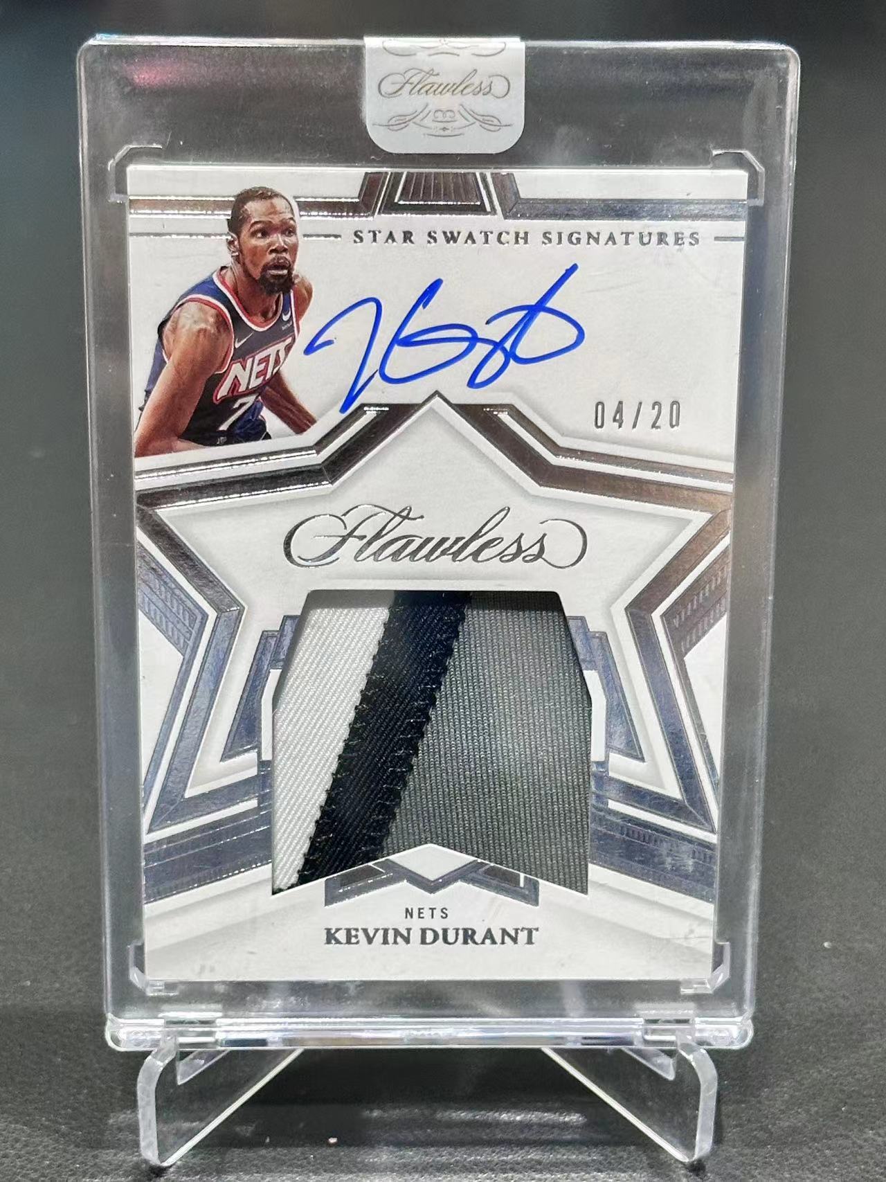 2021-22 Panini Flawless Kevin Durant 【林哦哦代卖】凯文 杜兰特 KD 手提 SS星星 签字 4/20编 ...