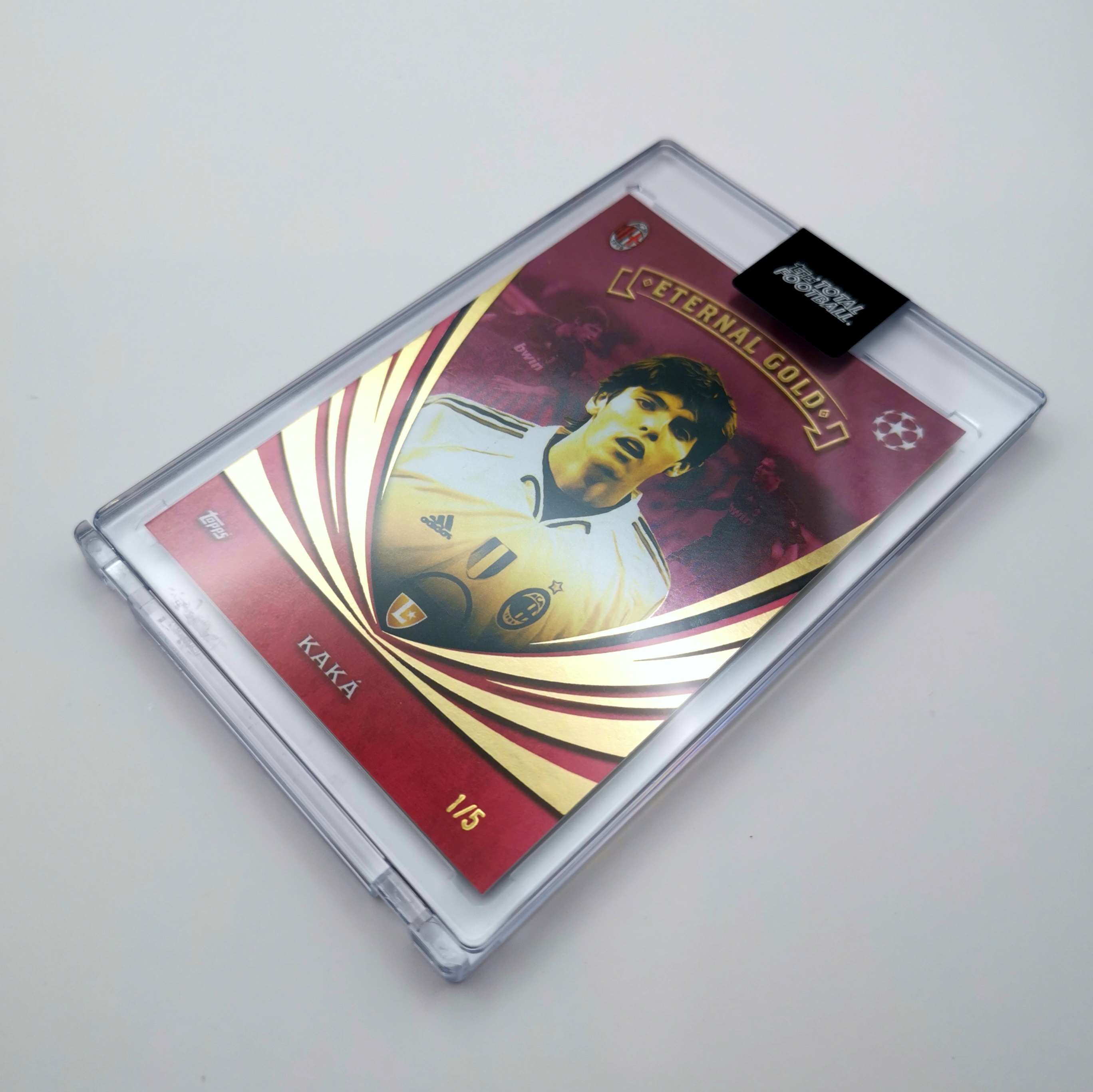 2024 Topps Total Football Kaká 卡卡 1/5编红配红黑 超低编 Golden永恒金卡红平行 TTF最稀有特卡 卡 ...