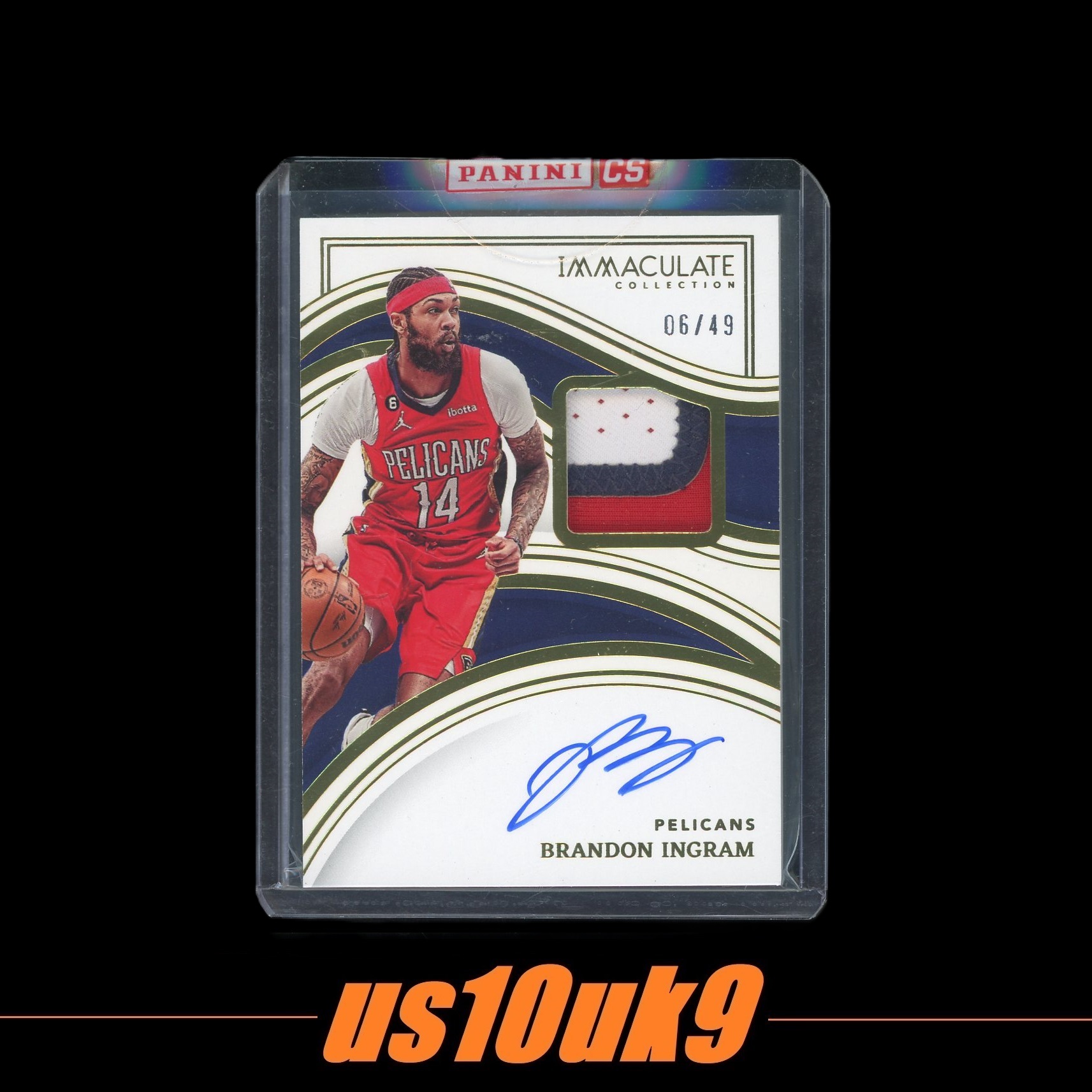 2022-23 Immaculate Brandon Ingram 英格拉姆 球衣签字 卡签 Patch 鹈鹕 6/49编 交换原封夹 ...
