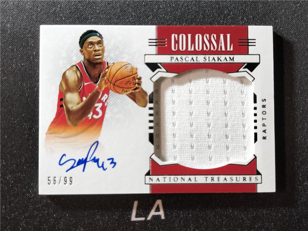 【LA拍卖】2019-20 Panini National Treasures Pascal Siakam 国宝 帕斯卡尔 西亚卡姆 猛龙 ...
