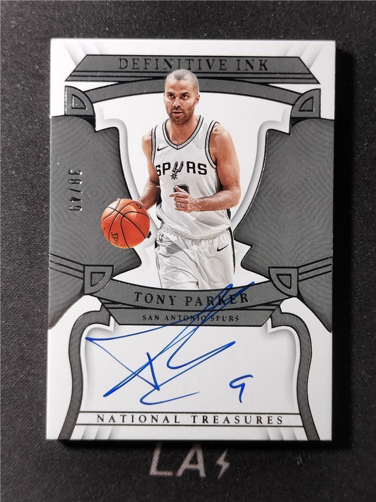 【LA拍卖】22-23 Panini National Treasures Tony Parker 国宝 托尼 帕克 马刺名宿 得分王 ...