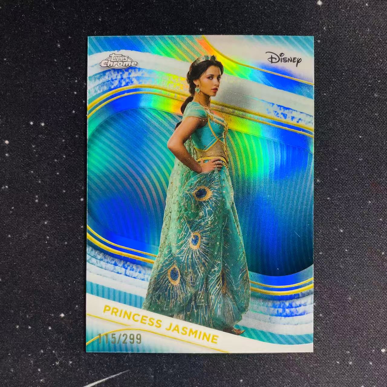 2025 Topps Chrome Disney 迪士尼TC 115/299编 PRINCESS JASMINE 茉莉公主 阿拉丁神灯 阿拉丁 ...