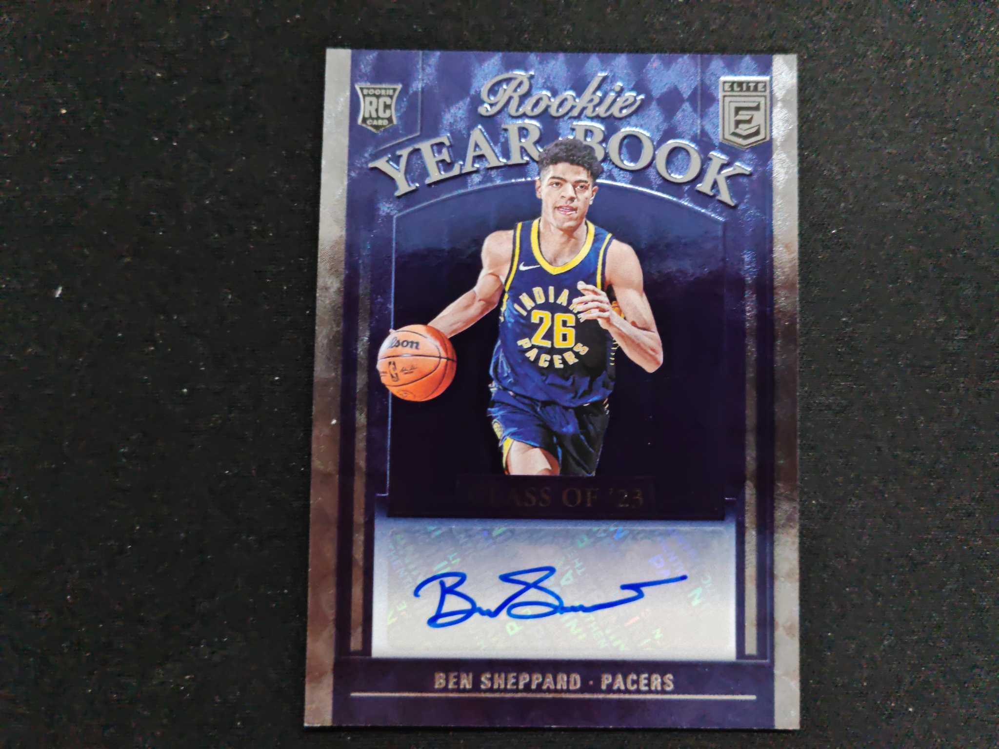 2023-24 Panini Elite Ben Sheppard RC SC球星卡 精英 新秀 步行者 谢泼德 签字 卡品如图收藏必备 ...