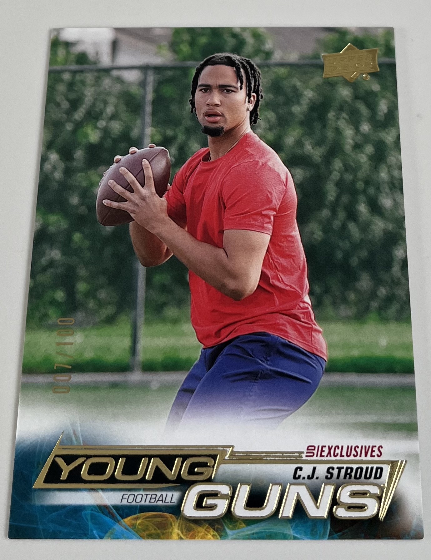 【小仙拍卖】啊震 2023 UD 古德温系列 休斯顿德州人队 新秀 RC CJ·斯特劳德（C.J.Stroud）榜眼 四分卫 大热新秀 ...