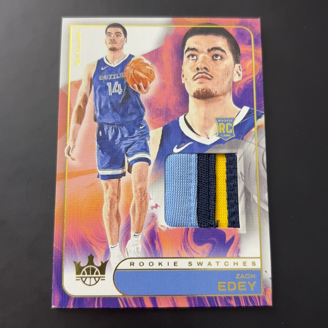 2024-25 Panini Court Kings Zach Edey RC 【星锐客拍卖】油画 新秀 灰熊 周志豪 扎克 埃迪 伊迪 小窗 ...