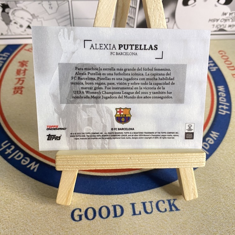 2022 Topps Simplicidad Alexia Putellas 极简系列 亚历克西娅-普特拉斯 3/5编 低编 巴萨女足 女梅西 ...