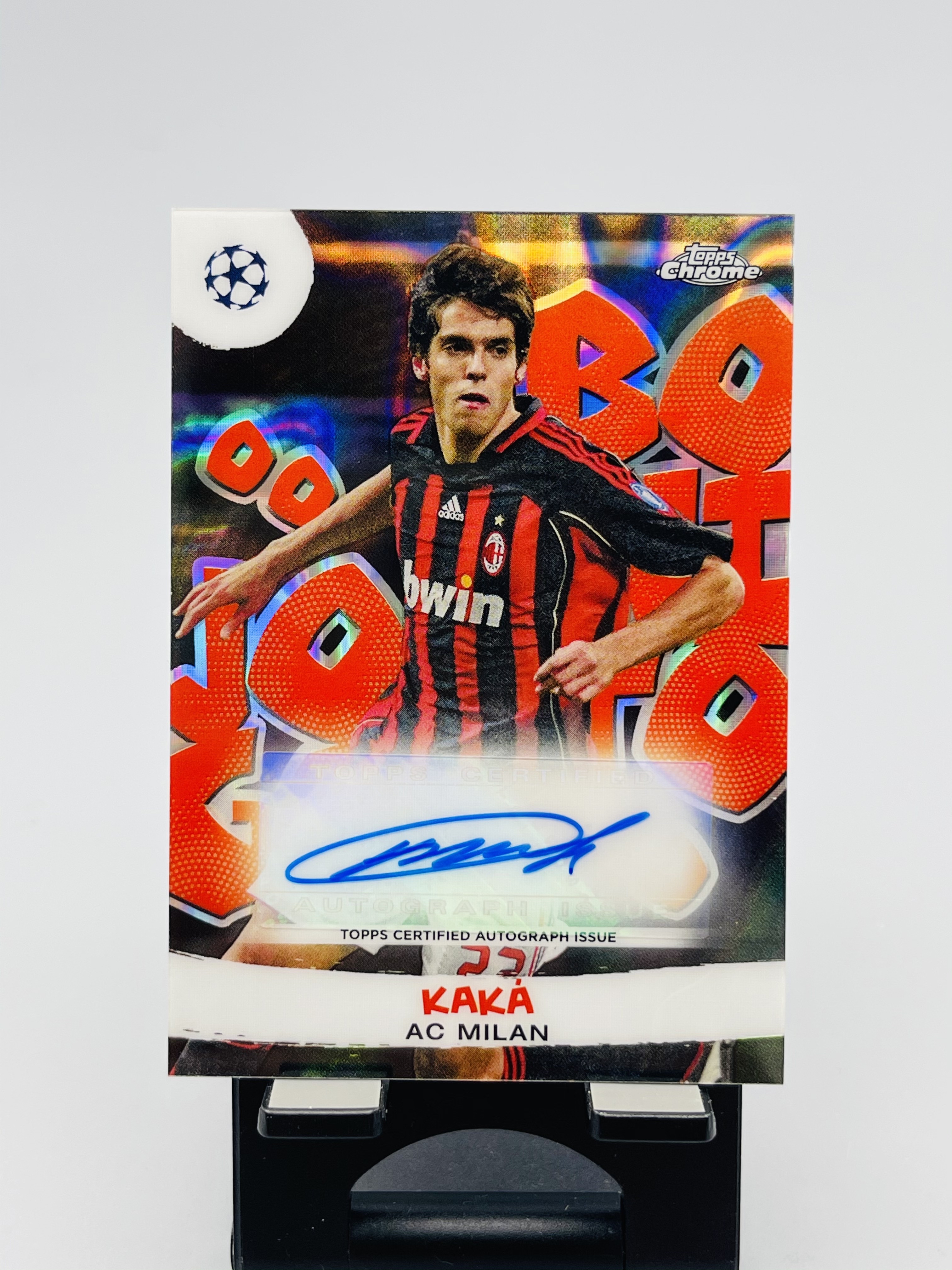 2022-23 Topps Chrome Kaká TC正系列 AC米兰 皇马 传奇 卡卡 美丽比赛签 美丽足球签 19/99编 大比例插入 ...