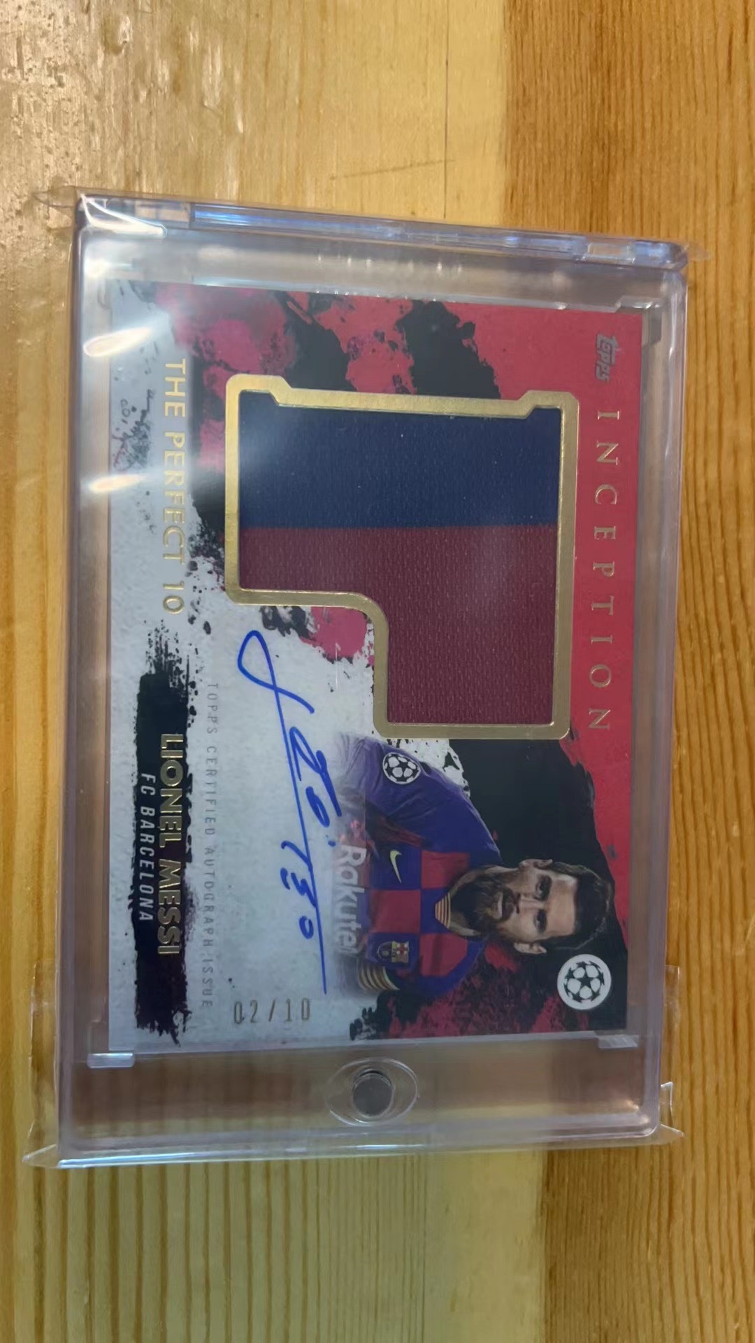 2022-23 Topps inception Lionel Messi 【爱飞拍卖】里奥梅西 巴萨罗那 盗梦空间 系列hit 球王 球衣 ...